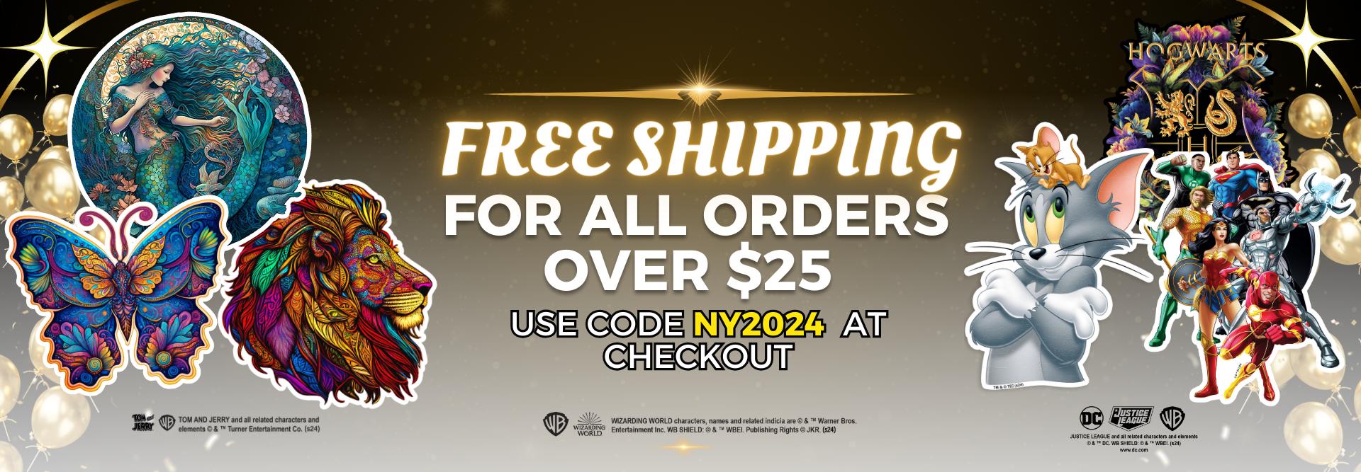 New Year Sale _ Free Shipping Orders Over $25_Use code NY2024