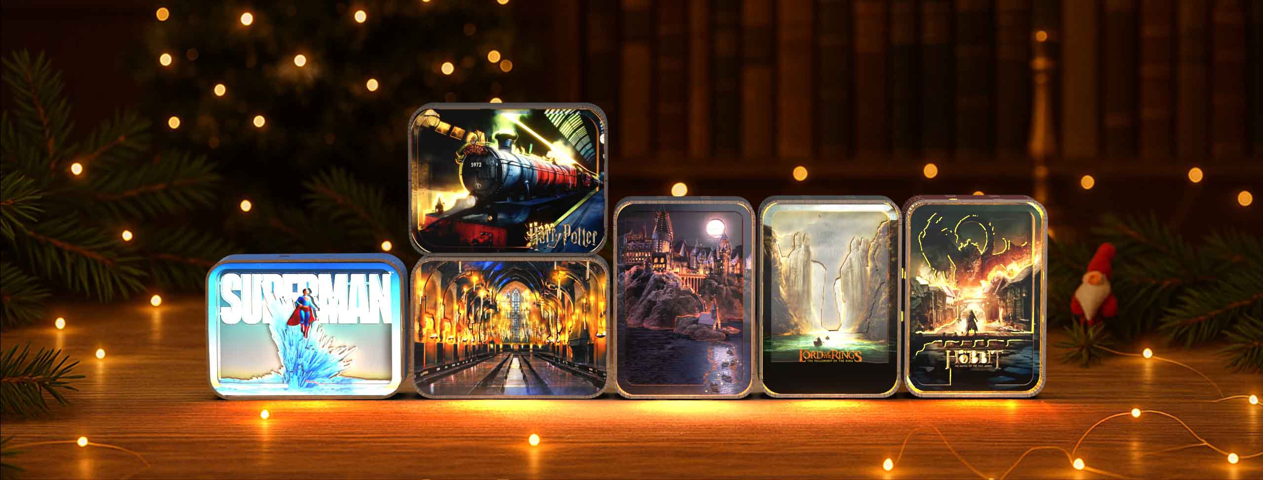 Officially Licensed - 3D DIY Wooden Puzzle Night Lamps